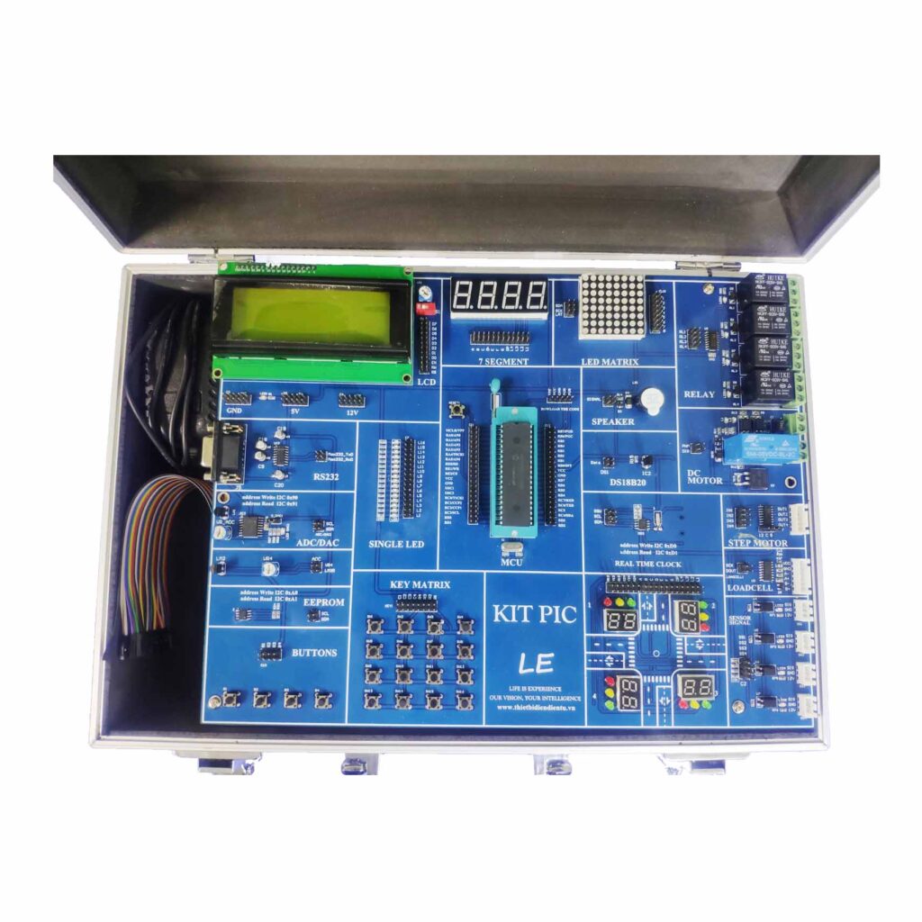 KIT PIC16F877A v1 - LE Electronics - Life is Experience